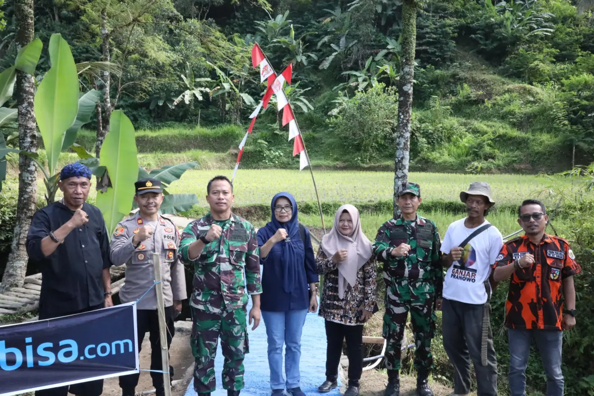 Jembatan Toleransi Rampung Dibangun, Warga Dua Dusun di Subang Kuningan ...